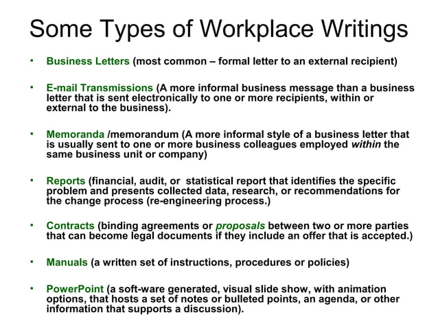 Business writing power point presentation | PPT