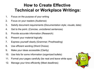 Business writing power point presentation | PPT