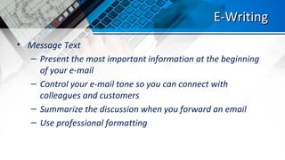 Business writing skills | PPT