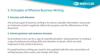 Business Writing Skills for Oil and Gas Managers | PPTX