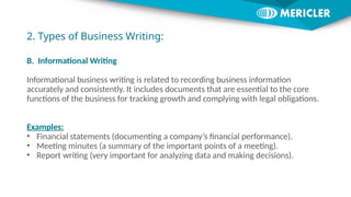 Business Writing Skills for Oil and Gas Managers | PPTX