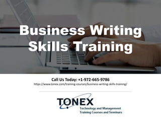Business Writing Skills Training | PPTX