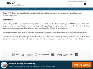 Business Writing Skills Training | PPT