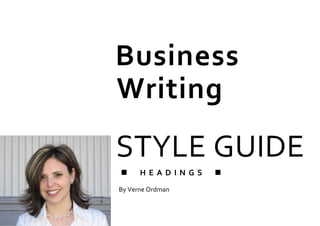 Business Writing Style Guide Your Writing Companion | PPT