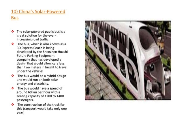 Bus inovation for the future | PPTX