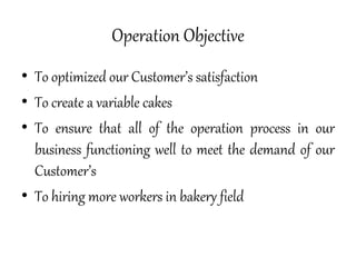 Business plan for vintage bakery | PPTX