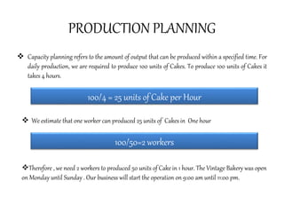 Business plan for vintage bakery | PPTX