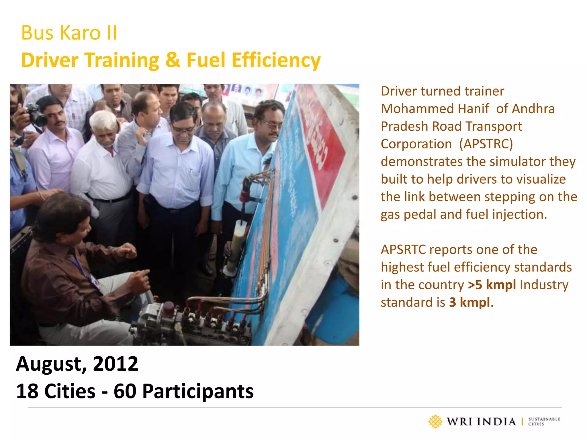 Bus Karo: Modernizing City Bus Services – Vision 2022 (Day 1) | PPT