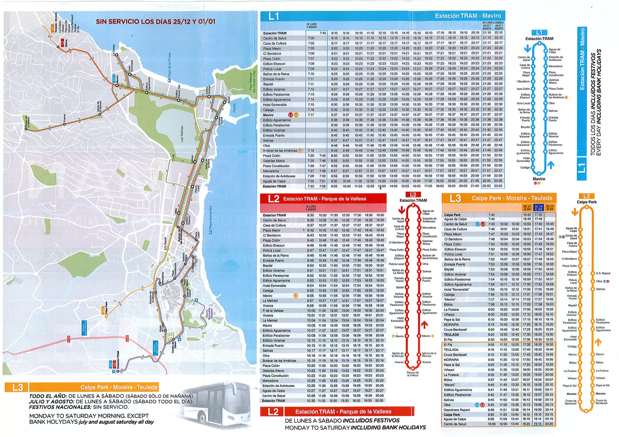 Bus local Calpe | PDF
