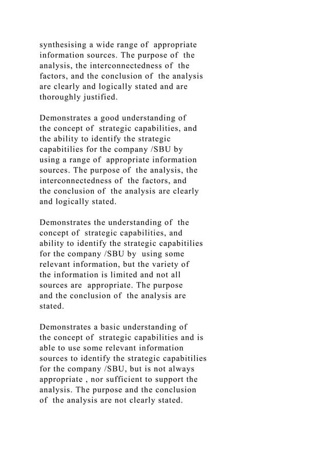 BUSM3200 Strategic Management Assignment marking criteria Seme.docx