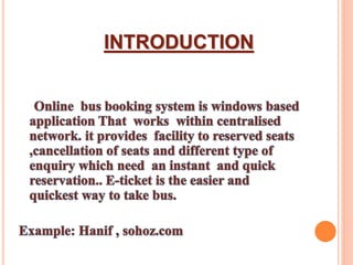 Bus management system | PPTX