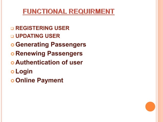 Bus management system | PPTX