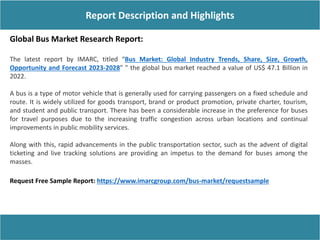 Bus Market PPT 2023: Size, Growth, Demand and Forecast till 2028 | PPT