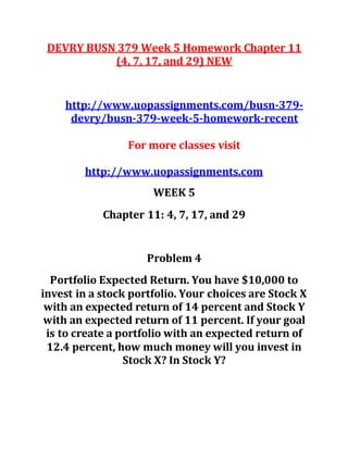 BUSN 379 Entire Course NEW | PDF