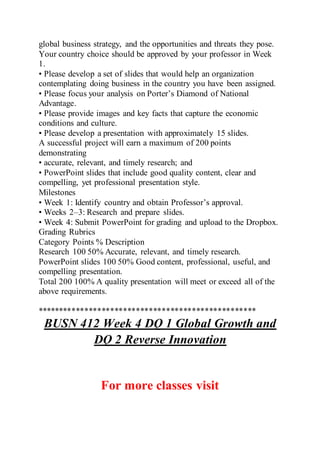 BUSN 412 Enhance teaching / snaptutorial.com | DOCX