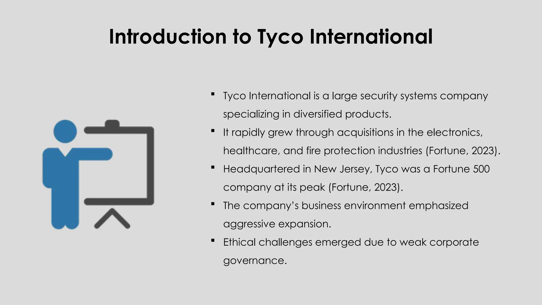Tyco Corporate Scandal of 2002: Ethics Case Analysis | PPTX