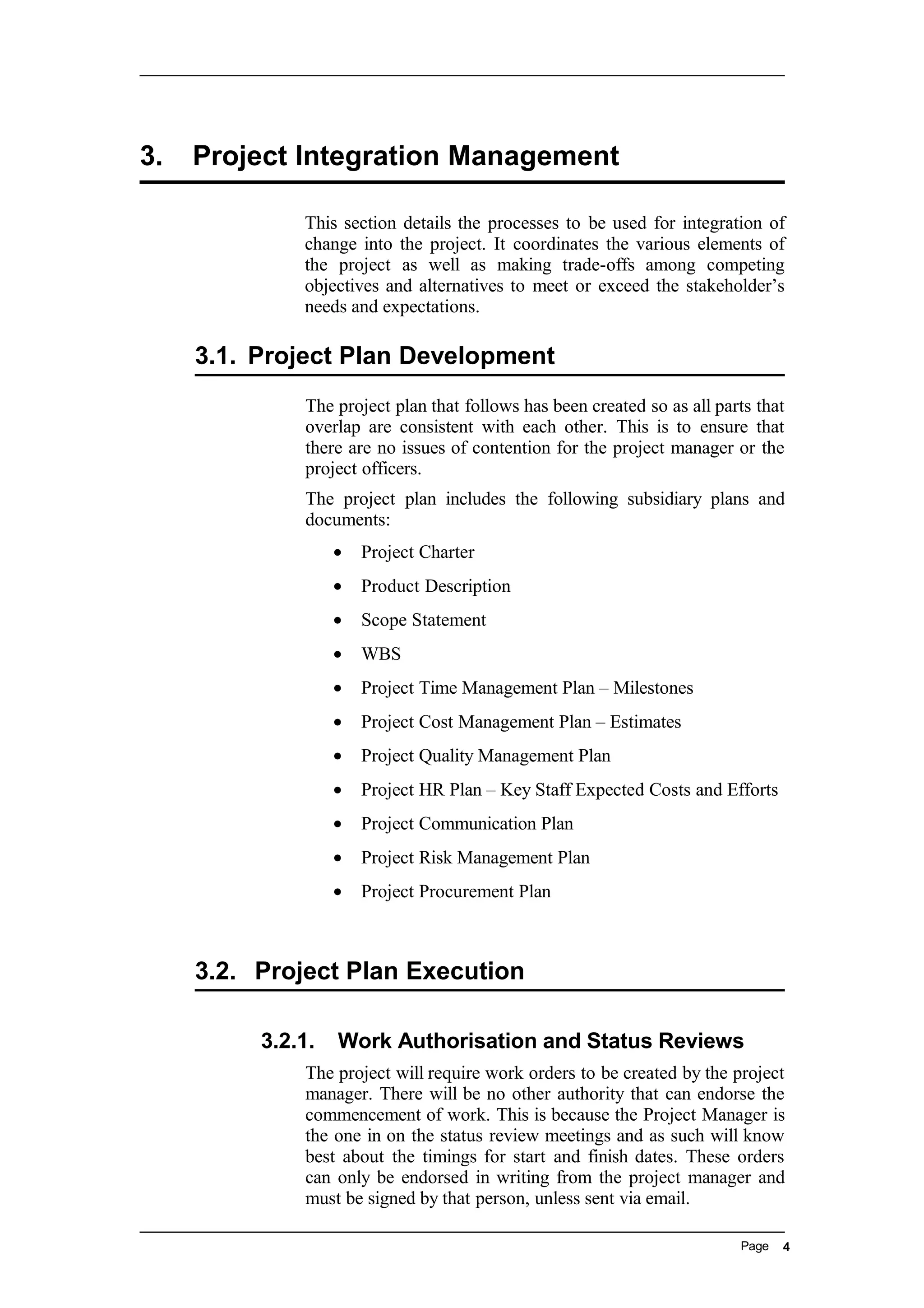 Busn7024 Project Management Plan Example | Pdf