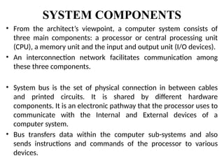 BUS Organisation in computers and different types of buses.pptx
