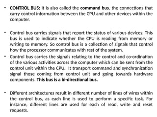 BUS Organisation in computers and different types of buses.pptx