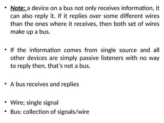 BUS Organisation in computers and different types of buses.pptx