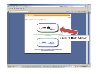 Bus pass instructions | PPTX