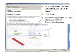 Bus pass instructions | PPTX | Rail Travel | Travel Type