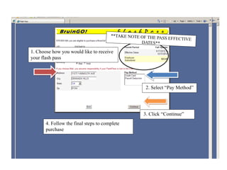 Bus pass instructions | PPTX | Rail Travel | Travel Type