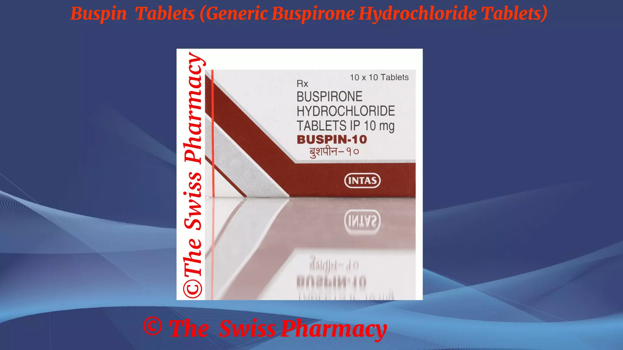 Buspin Tablets (Generic Buspirone Hydrochloride Tablets) | PDF