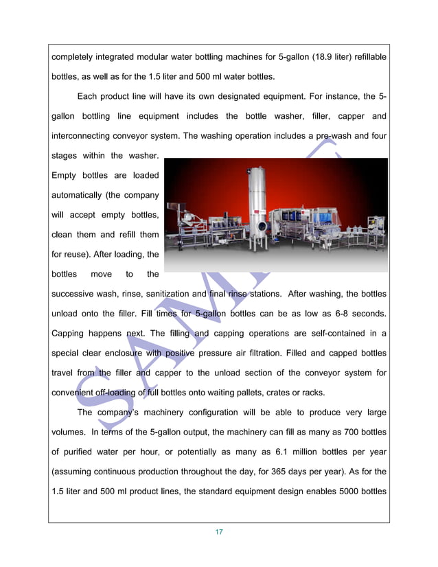 Busplan puro water | PDF