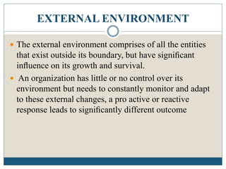 Opportunity and Threat of External Environment | PPT