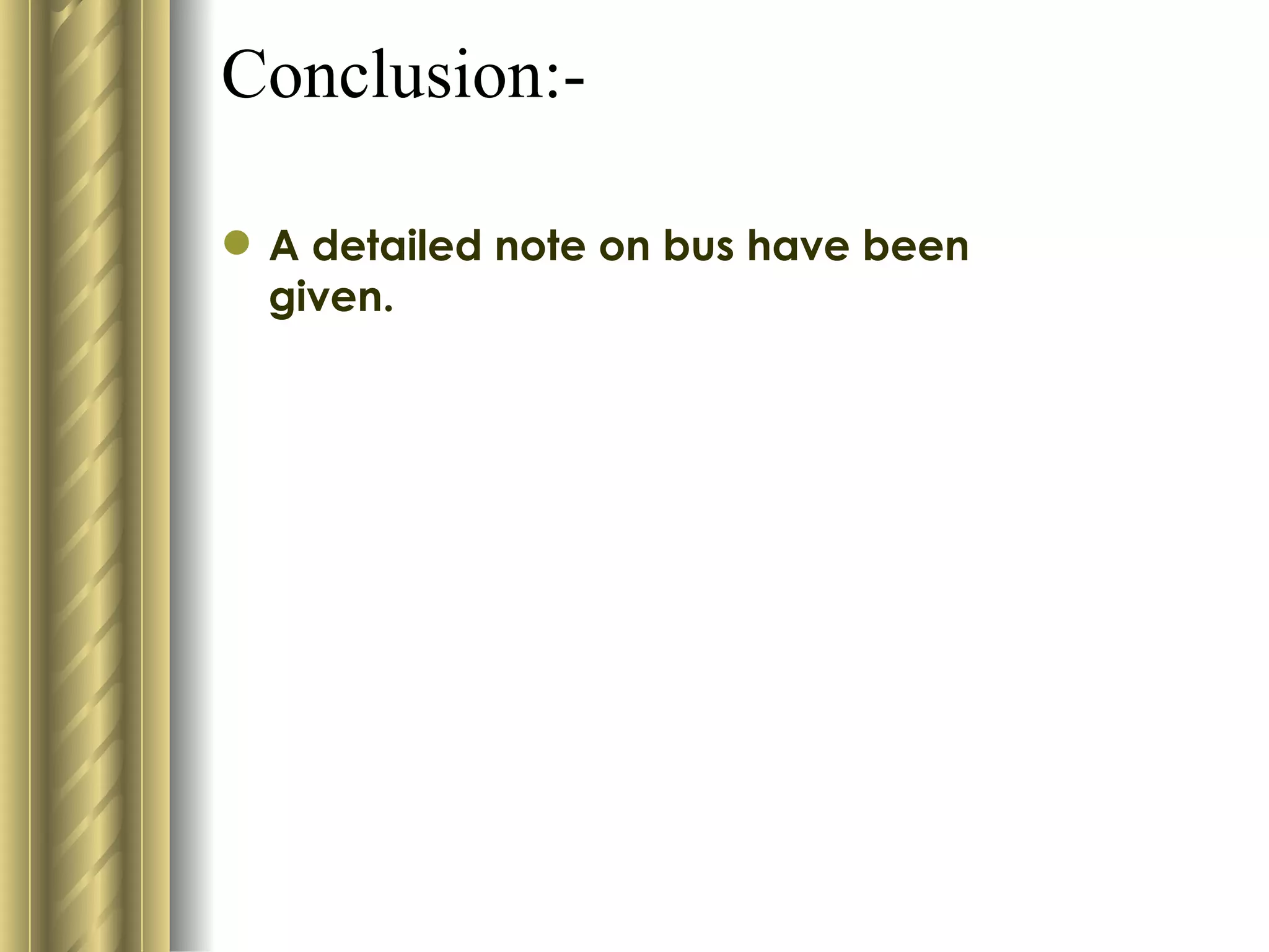 Bus Presentation | PPT