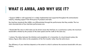 BUS PROTOCOL AND AMBA _TRANSACTIONS.pptx | Computer Peripherals | Computing
