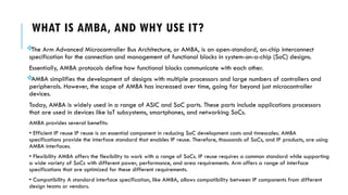 BUS PROTOCOL AND AMBA _TRANSACTIONS.pptx | Computer Peripherals | Computing