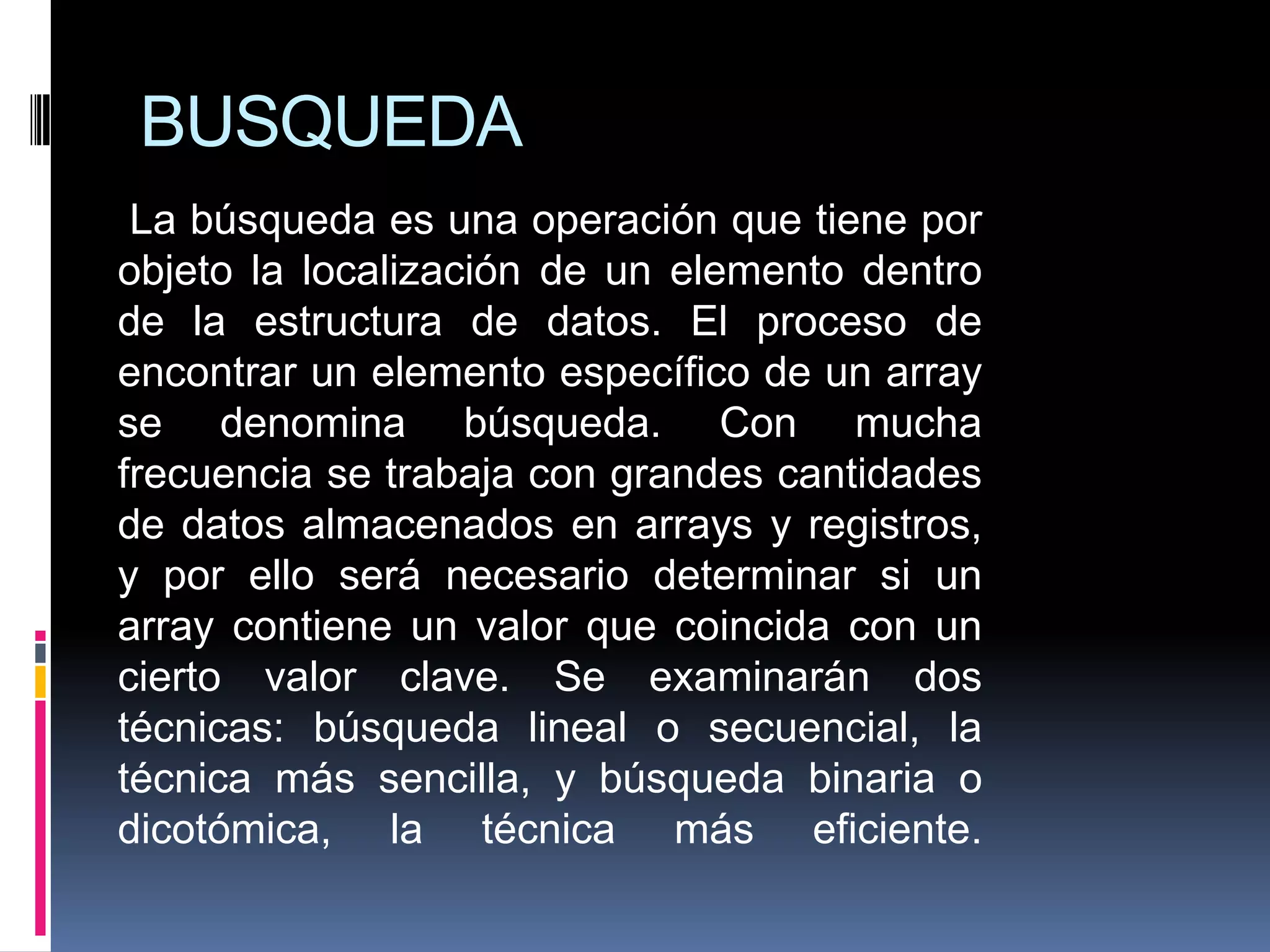 Busqueda secuencial | PPTX