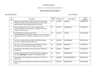 SRM CHENNAI BUS ROUTES PLASSS MAKE IT EASY FOR US | PDF