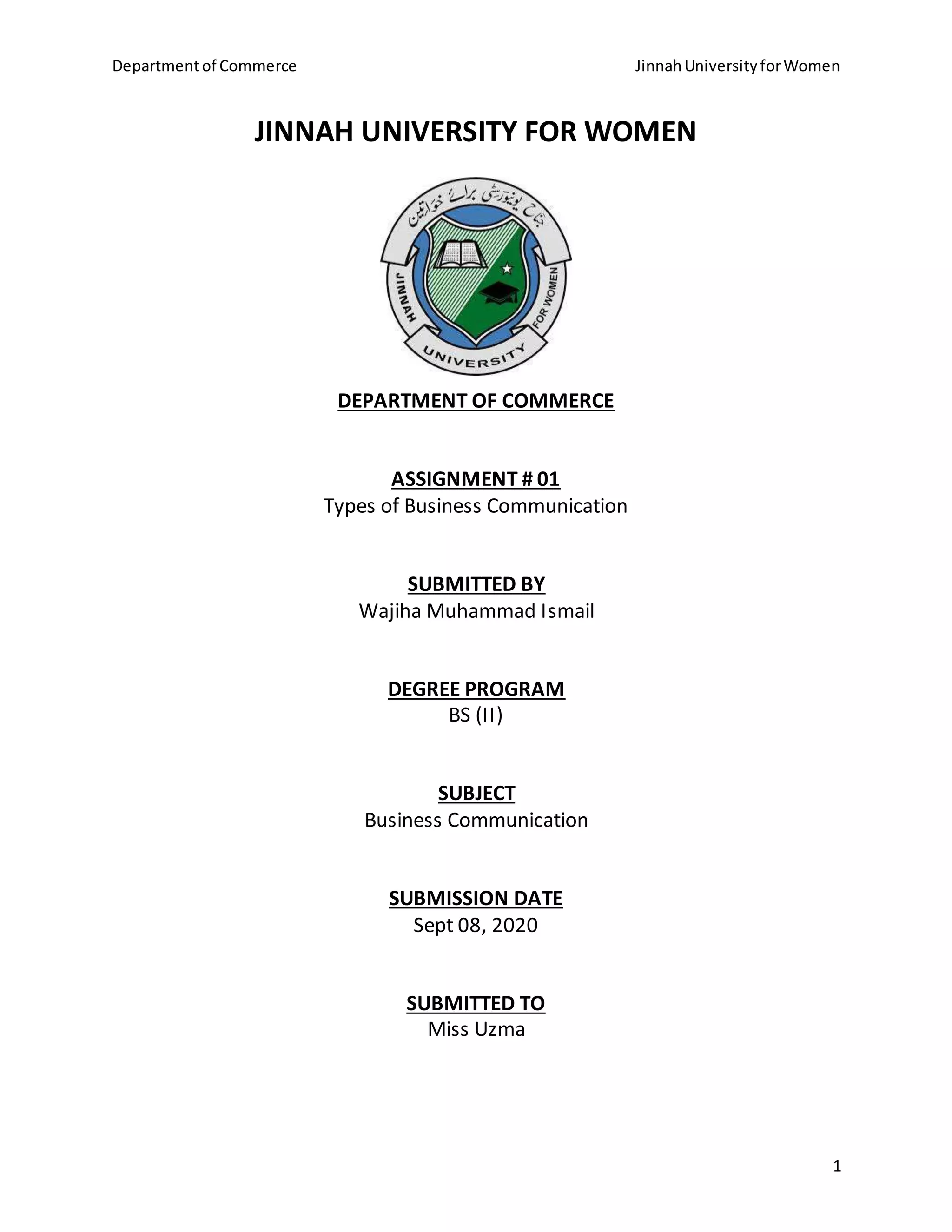 Types of Business Communication | PDF