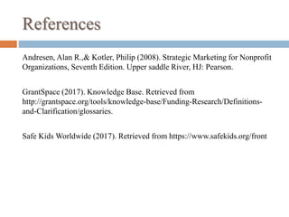 marketing plan for non profit organization | PPTX | First Aid | Injuries