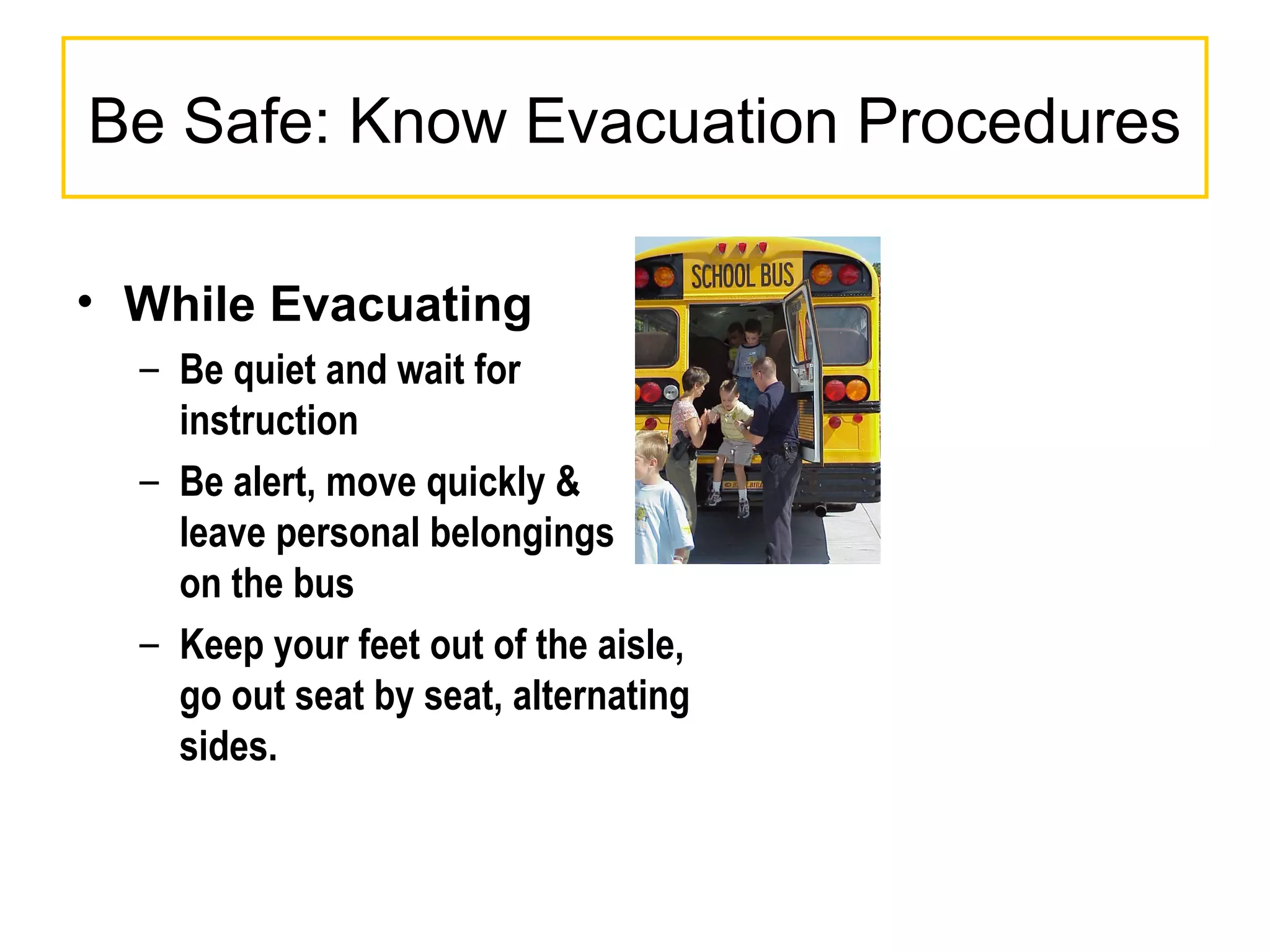 Bus Safety PowerPoint | PPT