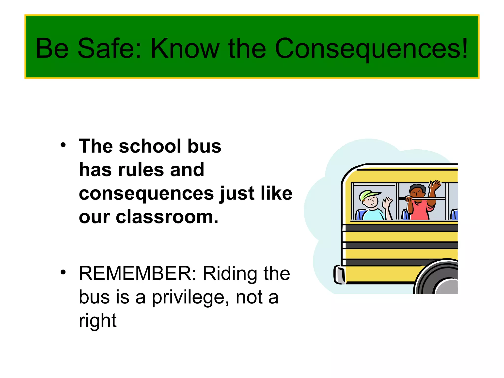 Bus safety powerpoint | PPT