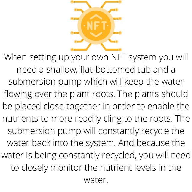 Setting Up Your Own NFT Hydroponic System | PDF