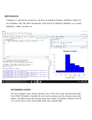 Bussine Analytics assignment ( Histogram, pie chart, bar chart etc) | PDF