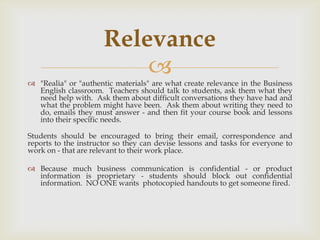 Bussiness in english | PPTX