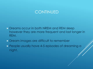 Dreams and lucid dreaming. | PPTX