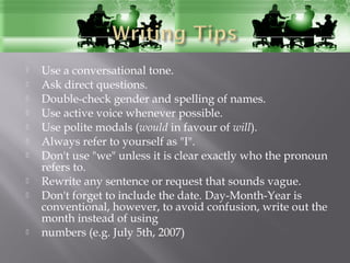 Bussiness letter | PPT