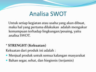 Bussiness plan minuman jus buah | PPTX