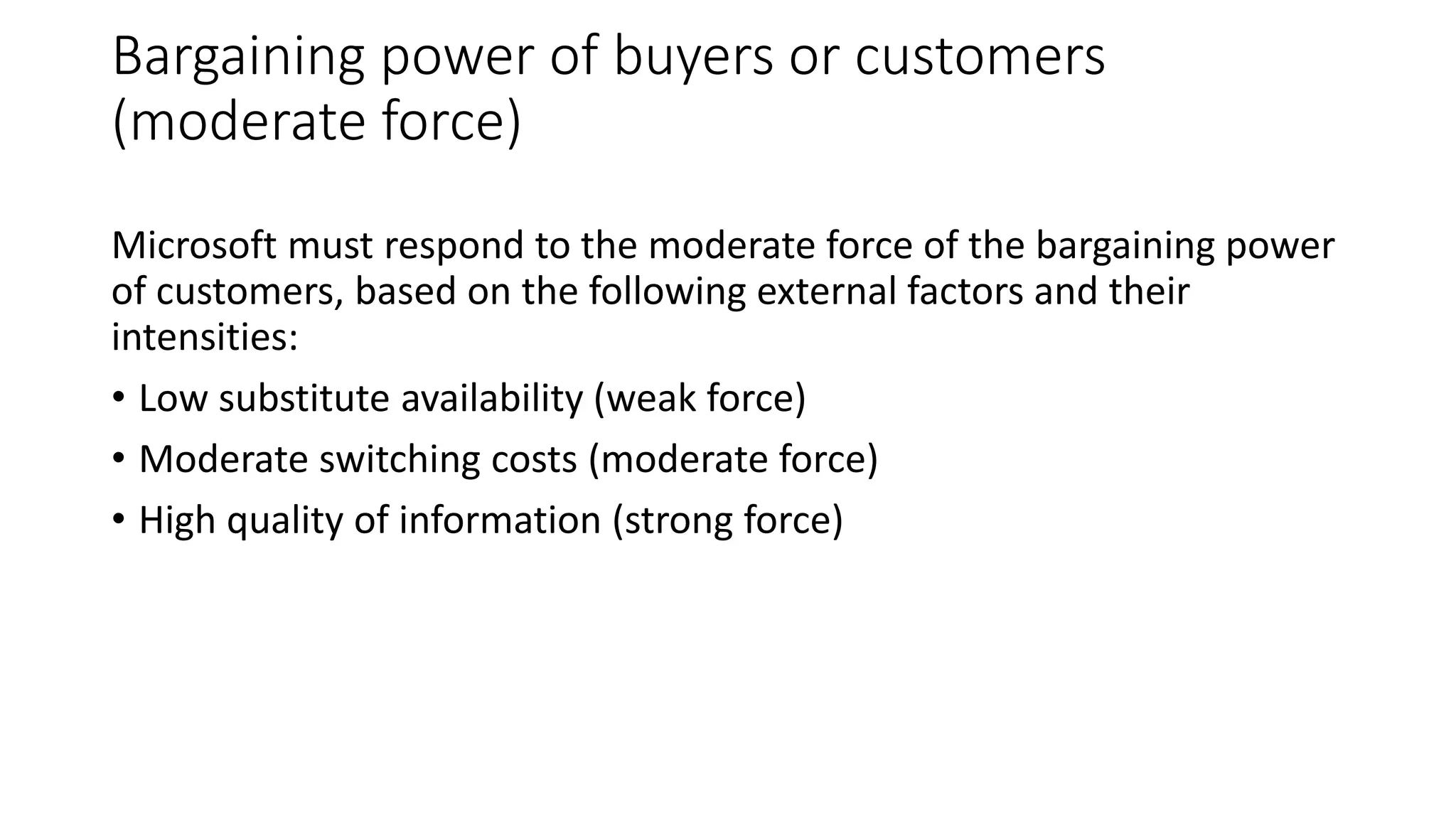 Bussiness strategy formulation -Microsoft | PPTX