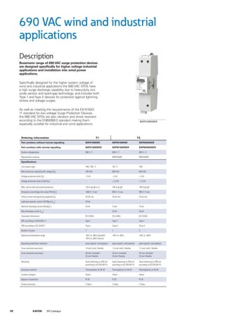 Bussmann By Eaton - Surge Protection Devices Catalogue | PDF