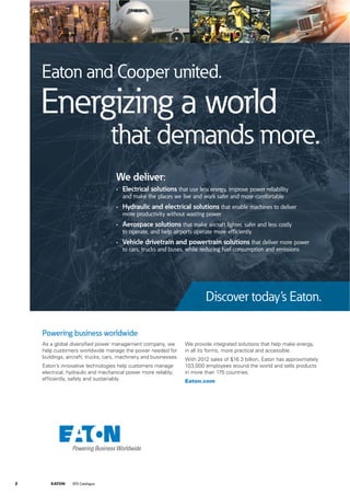 Bussmann By Eaton - Surge Protection Devices Catalogue | PDF