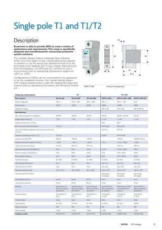 Bussmann By Eaton - Surge Protection Devices Catalogue | PDF