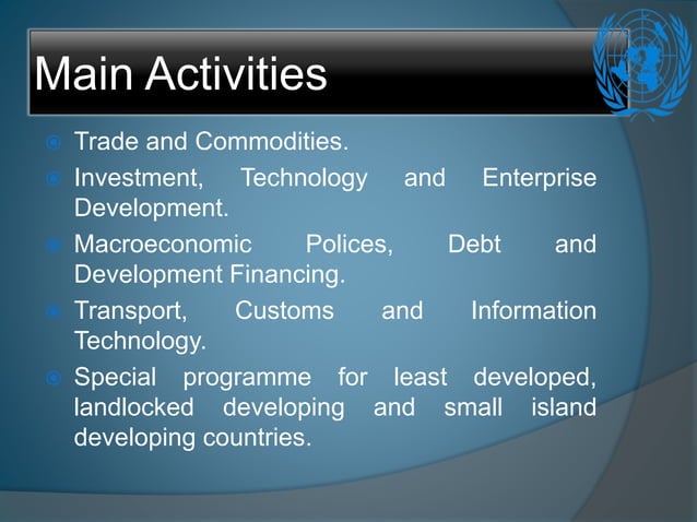 Business environment {UNCTAD] | PPTX